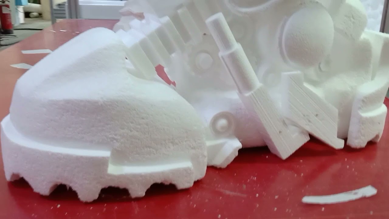 Transformers foam carving - YouTube