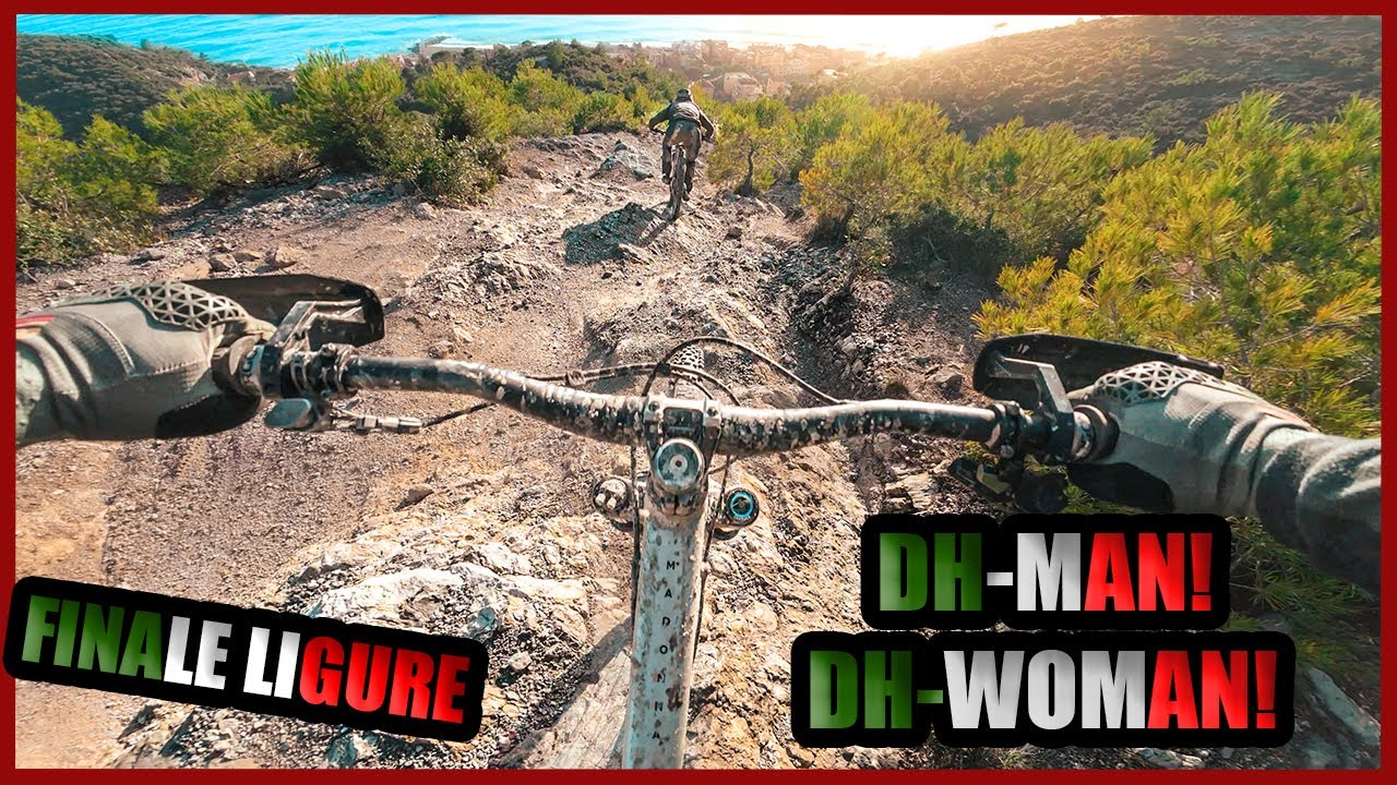 FINALE LIGURE - DH-MAN und DH-WOMAN - YouTube