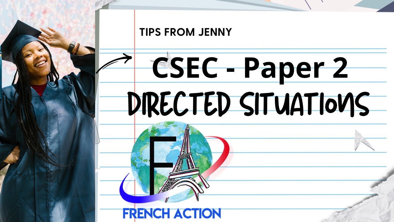 FRENCH CSEC PAPER 2: SITUATIONS with Jenny at your fingertips - YouTube