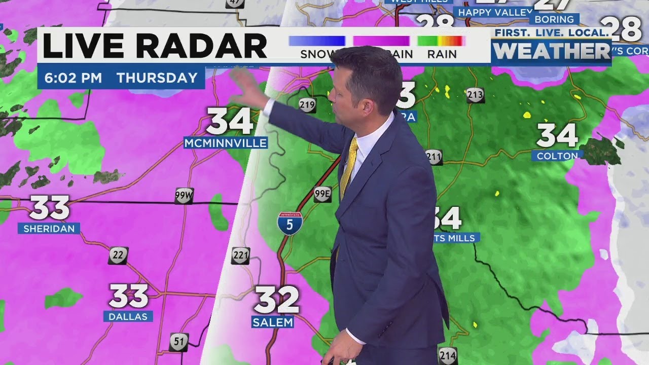 Thursday evening FOX 12 weather forecast (2/11) - YouTube