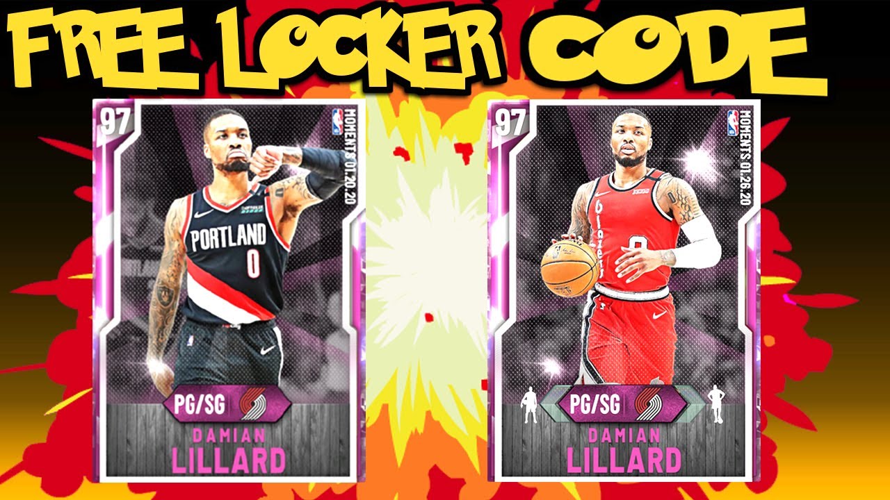 Damian Lillard FREE Pink Diamond LOCKER CODE In NBA 2K20 MyTeam - YouTube