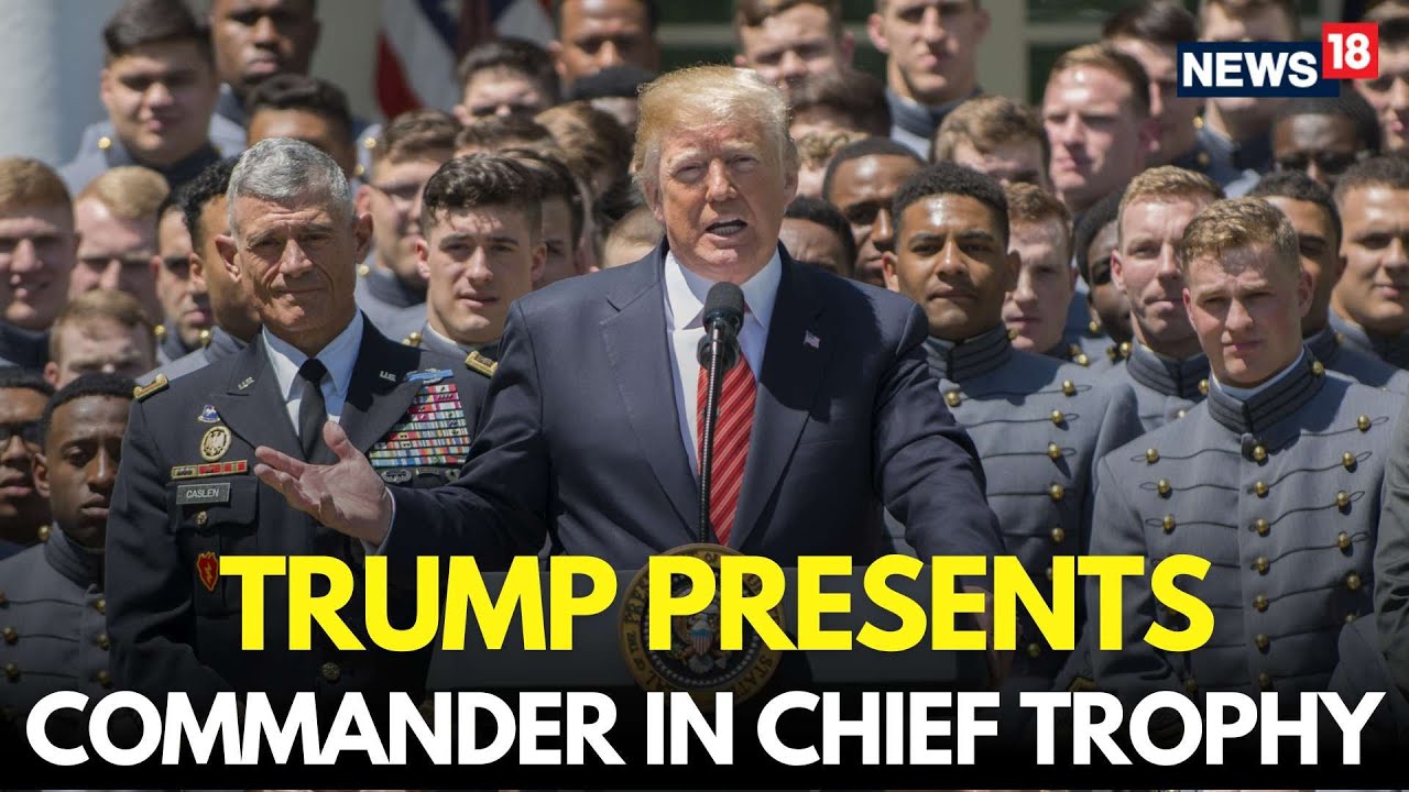 LIVE | Donald Trump Presents Commander-In-Chief Trophy To US Navy ...