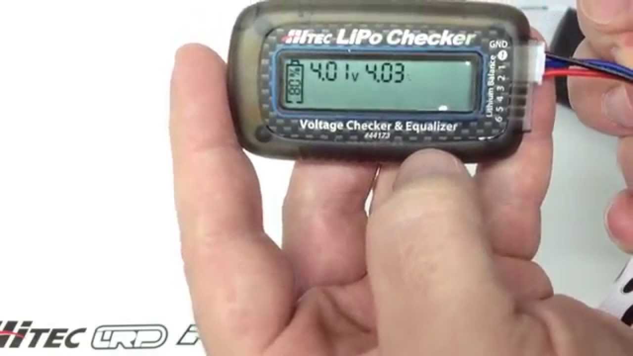 Hitec Lipo Battery Checker / Balancer - How To - YouTube