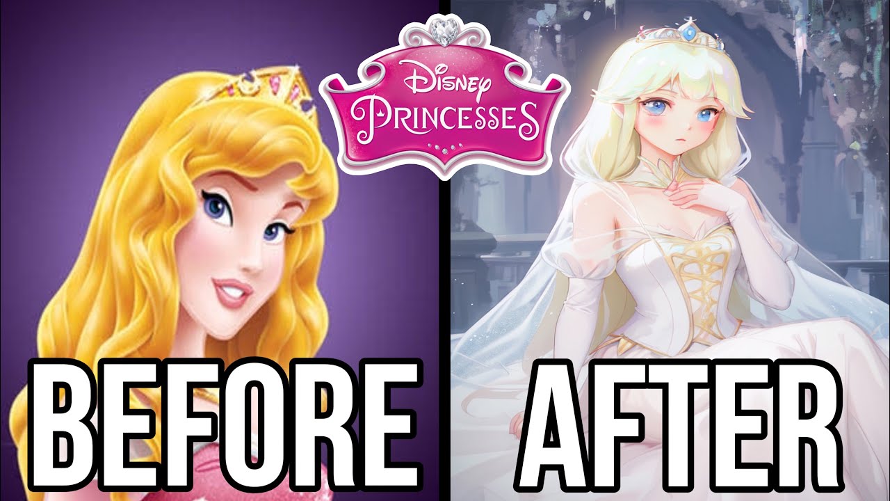 "10 Disney Princesses Reimagined as Anime Characters!" - YouTube