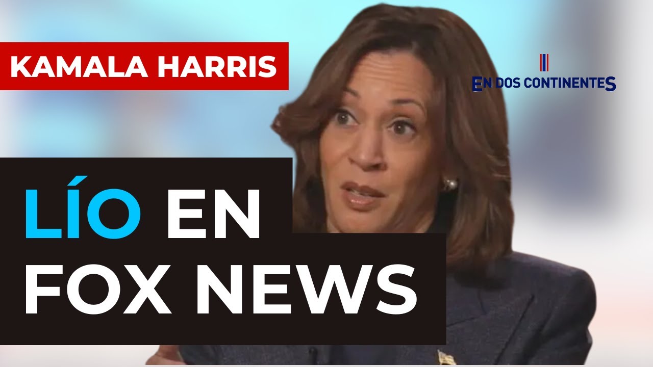 Tarde y mal: El lío de Kamala Harris en FOX News - YouTube