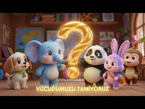 Vücudumuzu Tanıyalım 🕺 Sevimli Hayvanlarla Dans Et ve Öğren | Minoya Çocuk Şarkıları