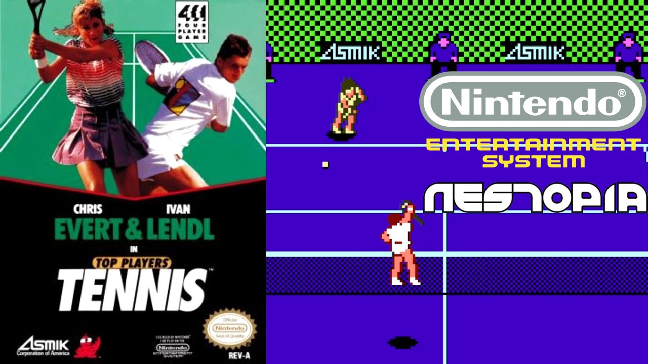 Top Players' Tennis (1990) Nintendo Entertainment System (NES) Gameplay ...