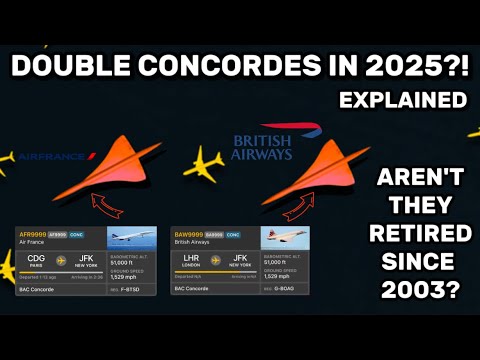 DOUBLE CONCORDES SPOTTED ON FLIGHTRADAR24?! | EXPLAINED | BA & AF ...