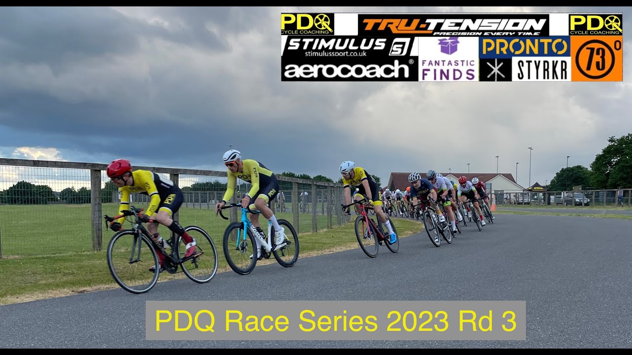 PDQ Race Series Rnd 3 3/4 cat race & Masters - YouTube