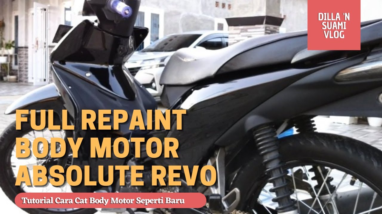 Restorasi Cat Motor Hitam Kilat - YouTube