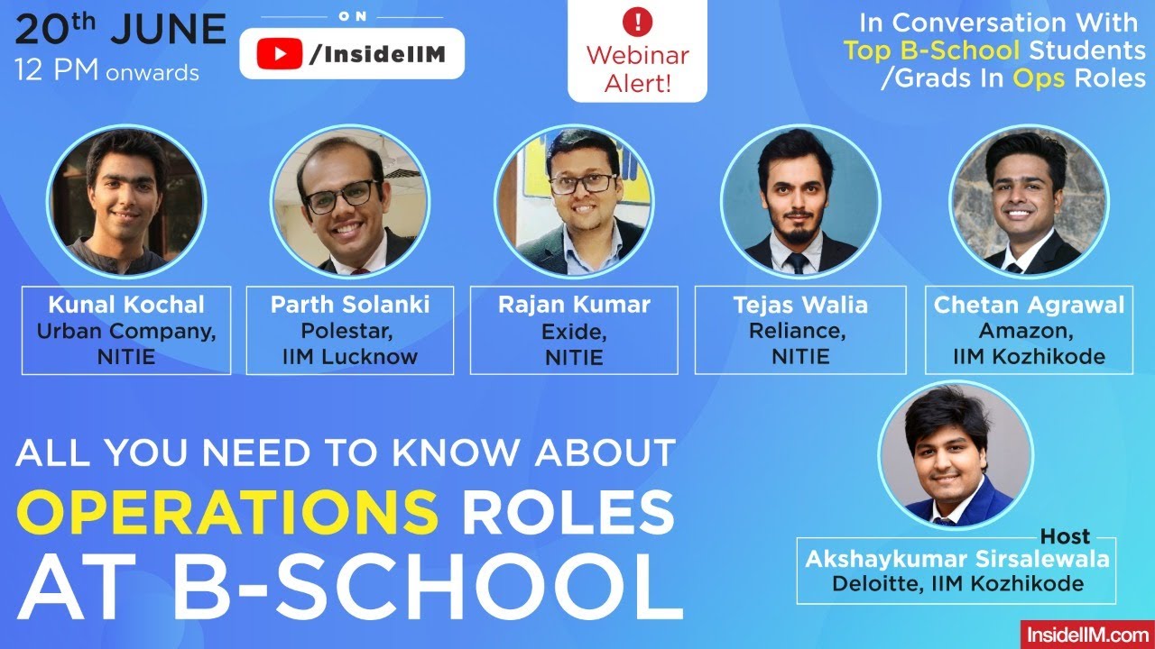 All You Need To Know About Operations Roles At B-Schools - YouTube