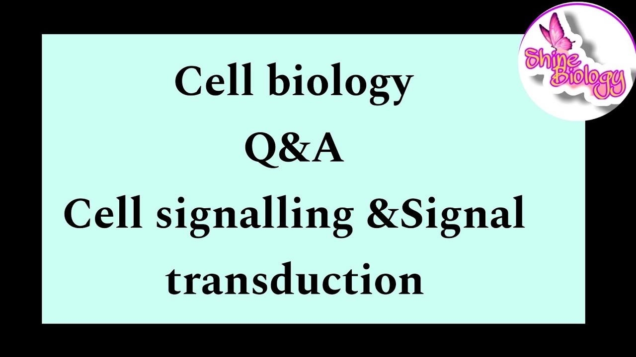 cell biology questions and answers|| Cell signalling mcq||Signal ...