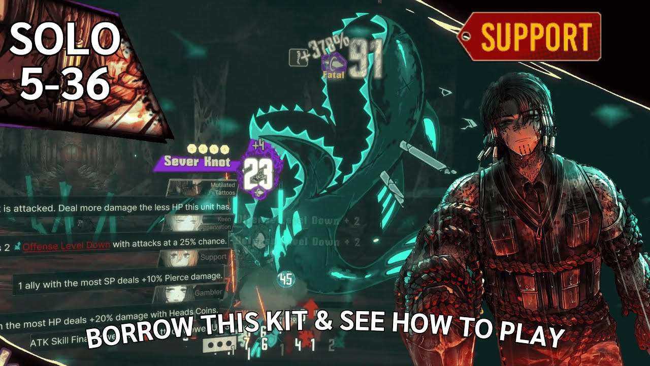 [ Limbus Company ] 5-36 (Dream-Devouring Siltcurrent) Solo with Pequod ...