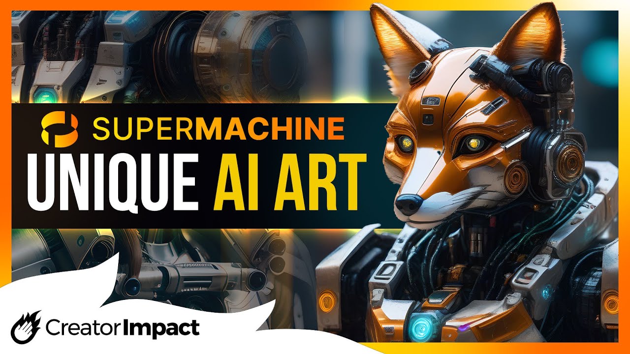 How to create UNIQUE AI Art with Supermachine (Lifetime deal!) - YouTube