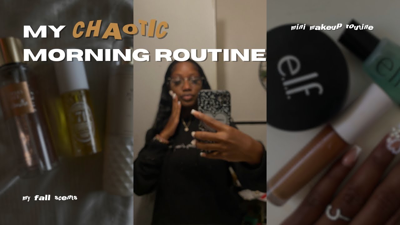 my CHAOTIC morning routine | doing my makeup, my favorite fall scents ...