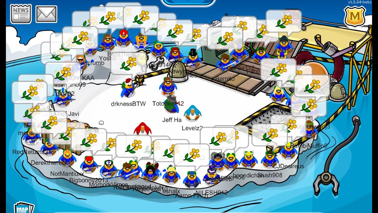 Help Force VS Army of Club Penguin Practice Battle - YouTube