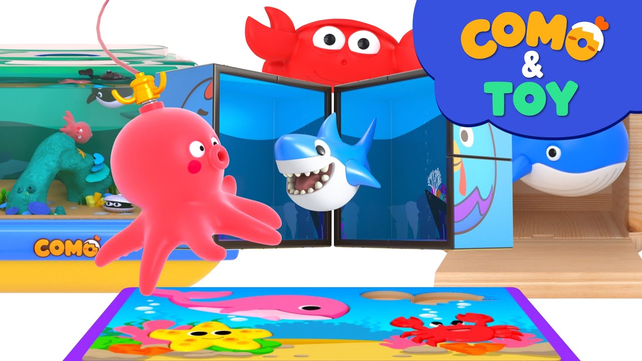 Como | Sea Animals Series 14min | Learn colors and words | Como Kids TV ...