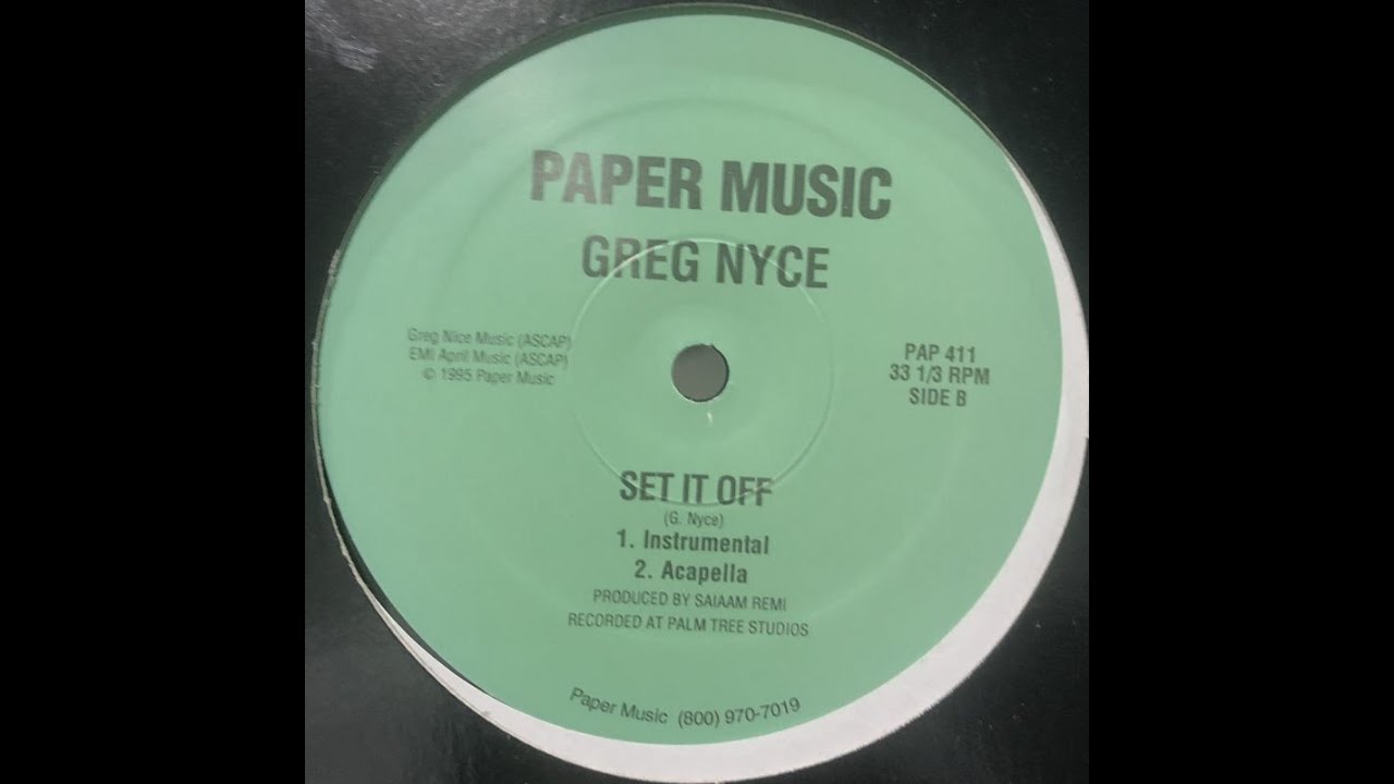 Greg Nice - Set It Off (Instr) - Prod. by Salaam Remi - YouTube