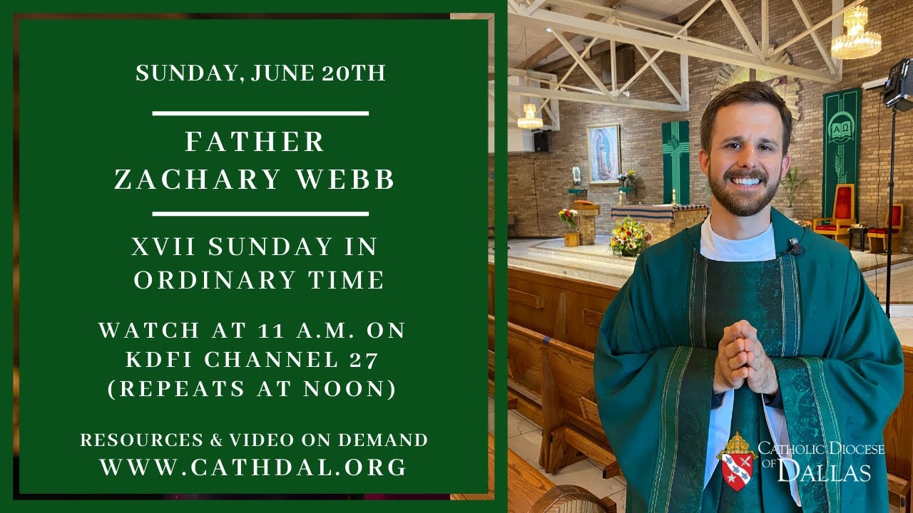 Sunday Mass with Father Zach Webb - YouTube