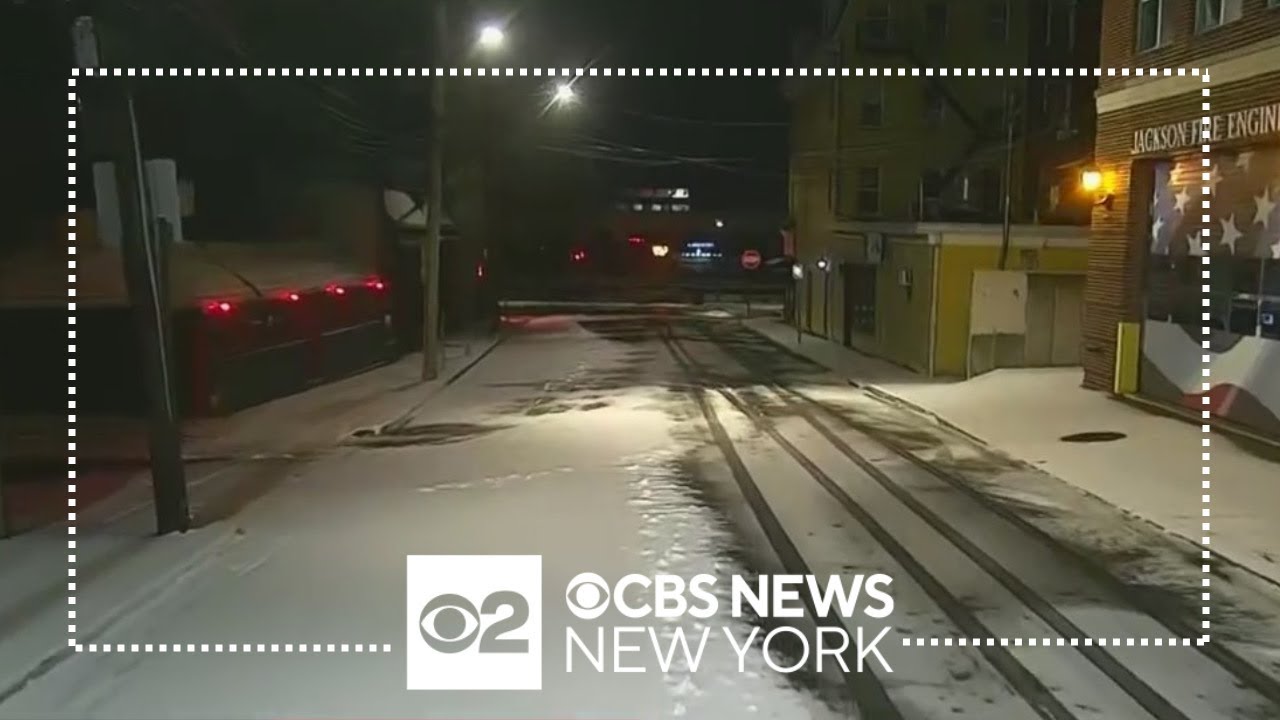 Watch for icy roadways on snow-covered morning commute - YouTube
