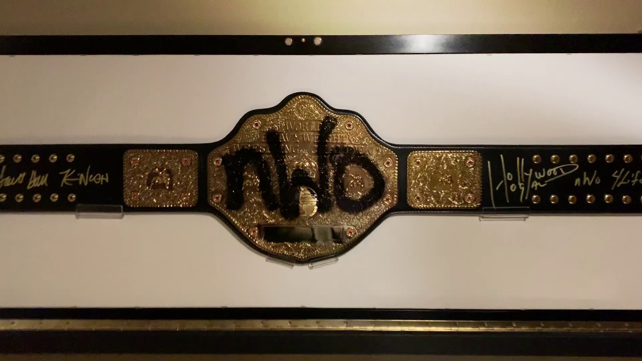 nWo Title Belt Frame - YouTube