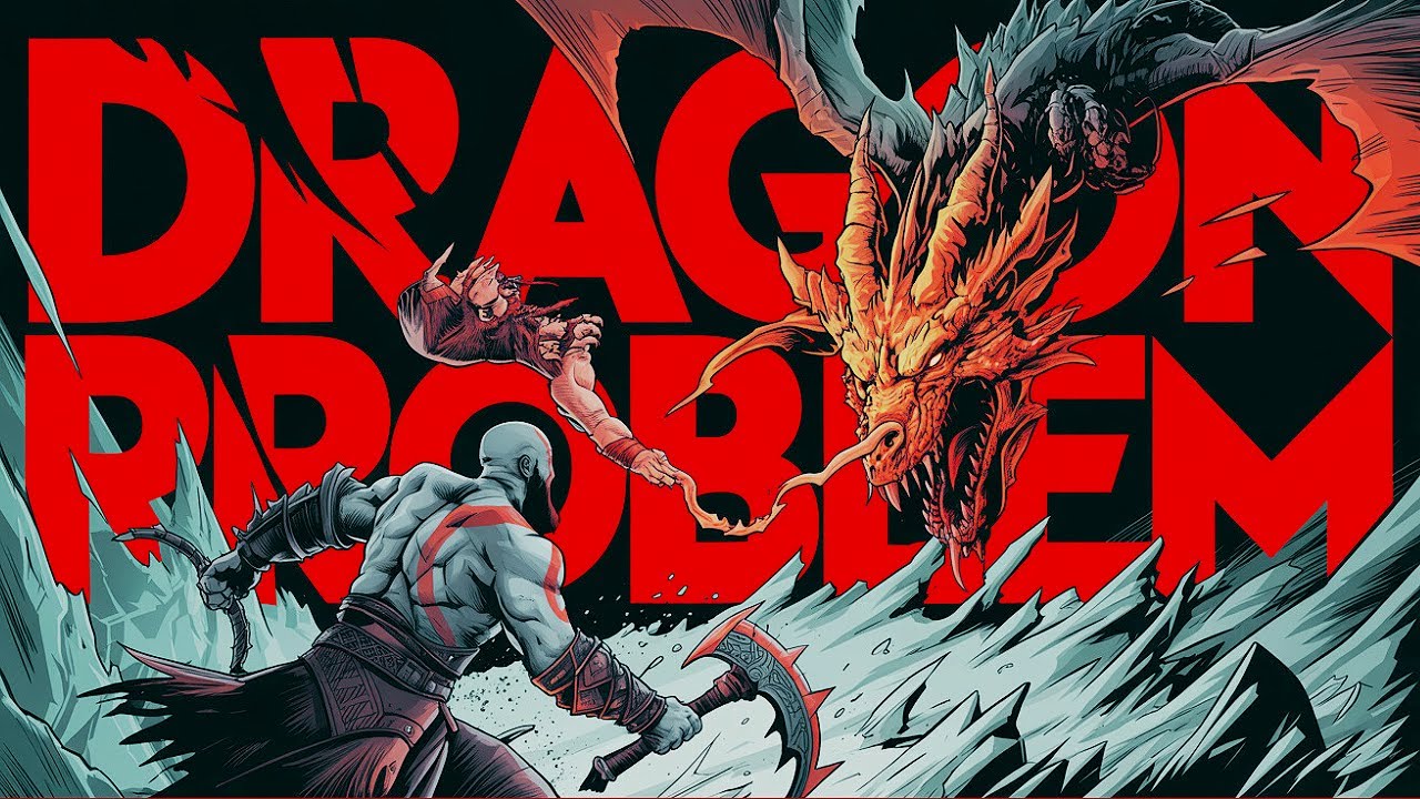Violently fixing the DRAGON problem in God of War Ragnarök!!! - YouTube