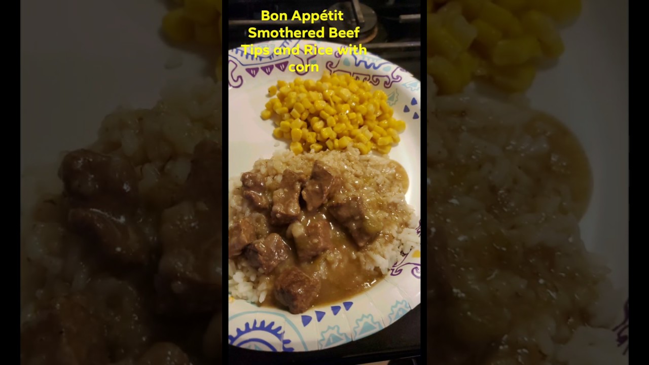 Beef Tips with Rice and Gravy - YouTube
