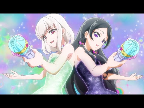 [1080p] Precure Light Up! (Cure Zukyoon & Cure Kiss Transformation)