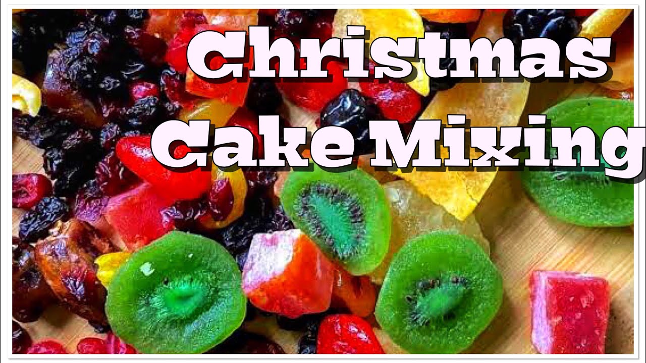Christmas Plum Cake Mixing | Kerala style Plum cake mixing | X-mas cake ...