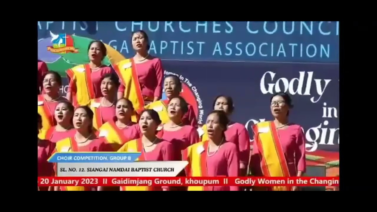 Sangai Namdai Baptist Church Women choir@ 5th women conference. - YouTube