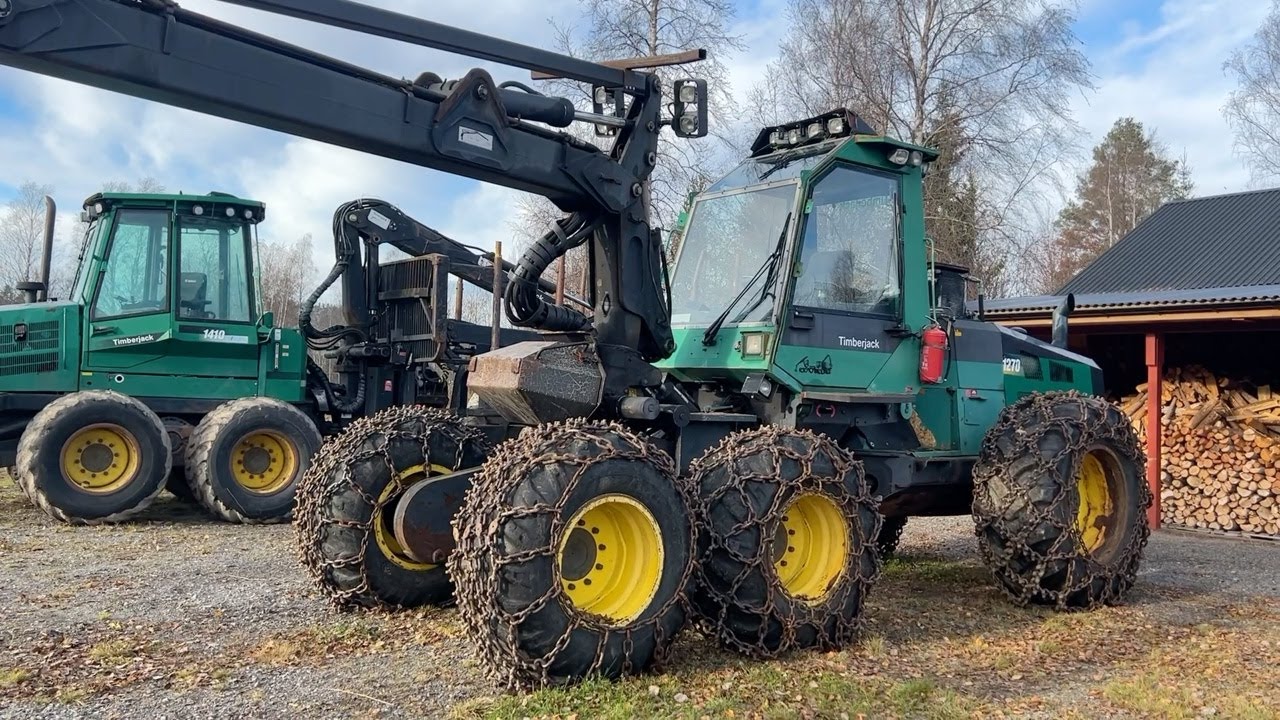 Köp Skördare Timberjack 1270A på Klaravik - YouTube