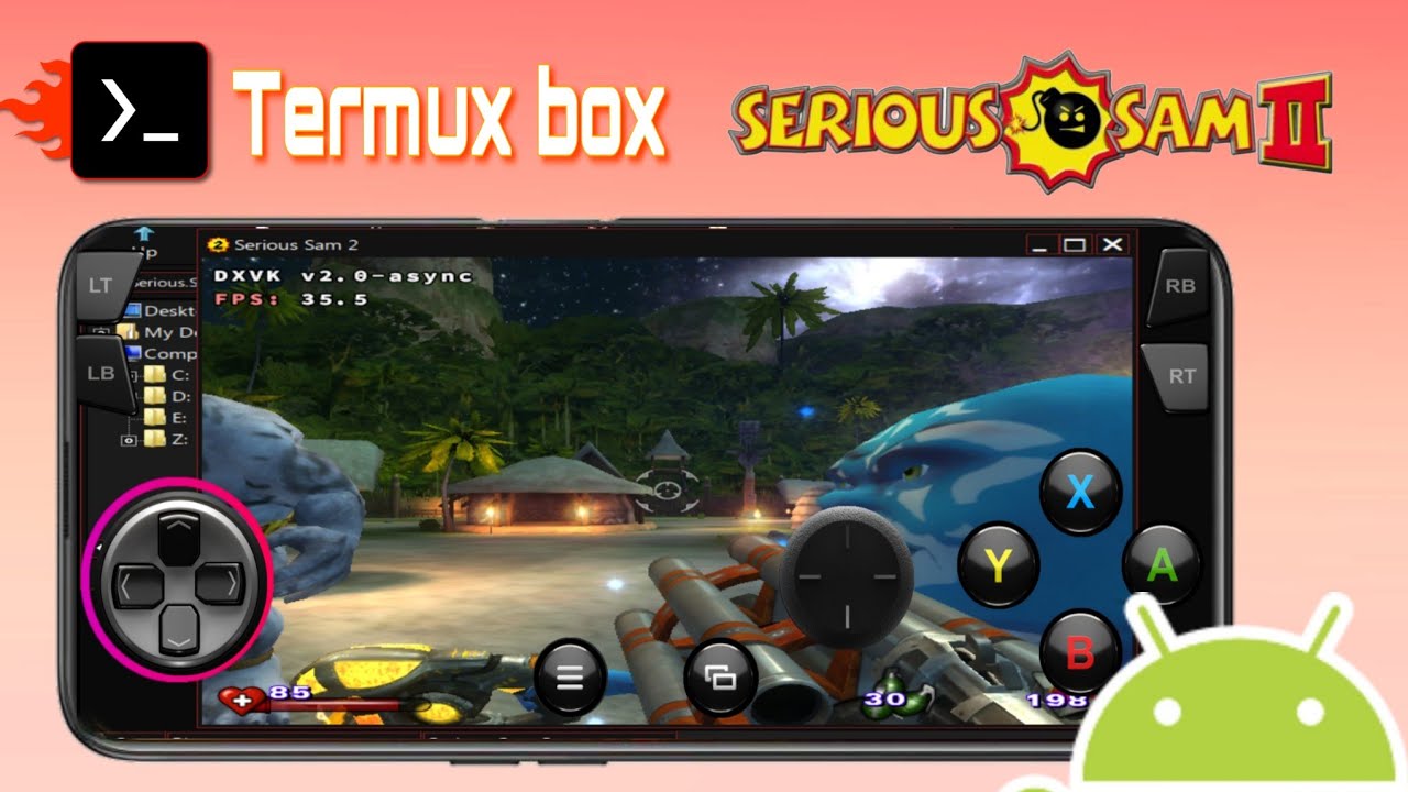 Serious Sam 2 en android Box64droid termuxbox android gama media ...