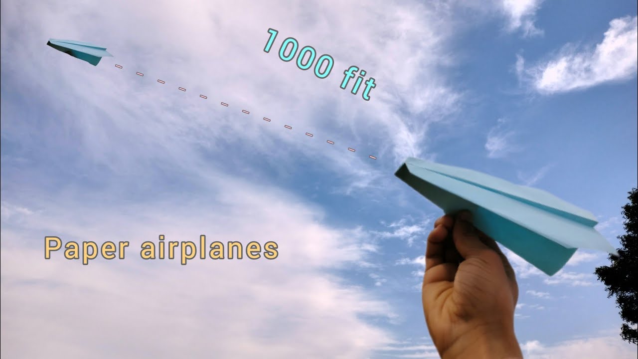 How to make a simple paper airplane | Make simple paper airplane ...