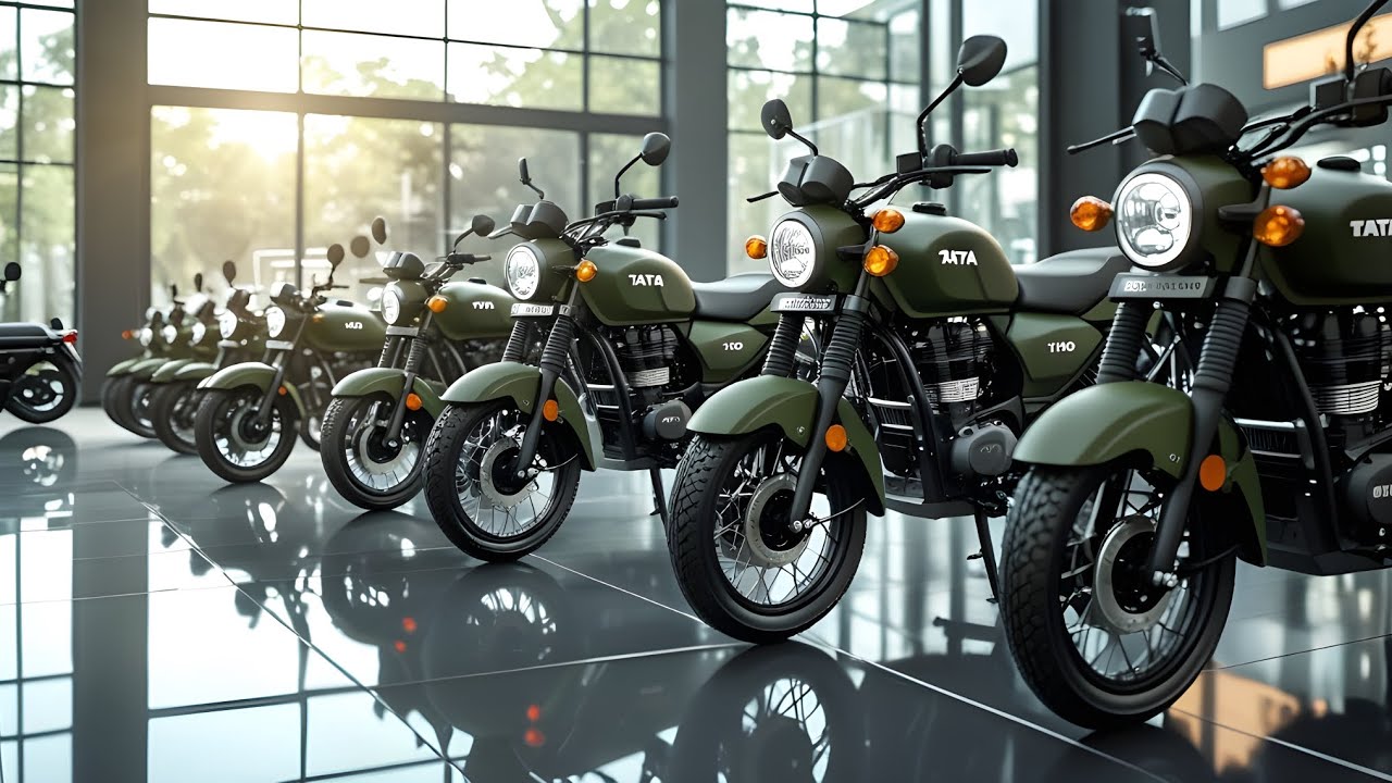 Tata Classic 110 Launch 2026 | Military Matte Green Bike Under 60K ...