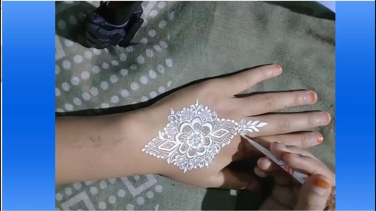 Tutorial Hena Tangan Pemula, Motif 2023 - YouTube