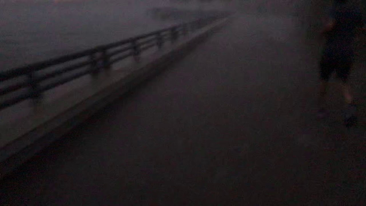 Running under the rain storm - YouTube