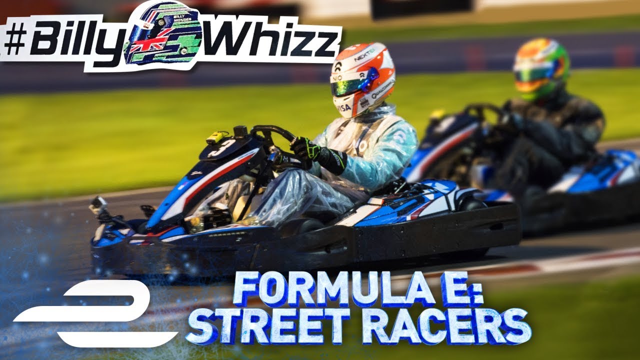 Go Kart Race For Billy Monger (Billy Whizz) Formula E: Street Racers ...