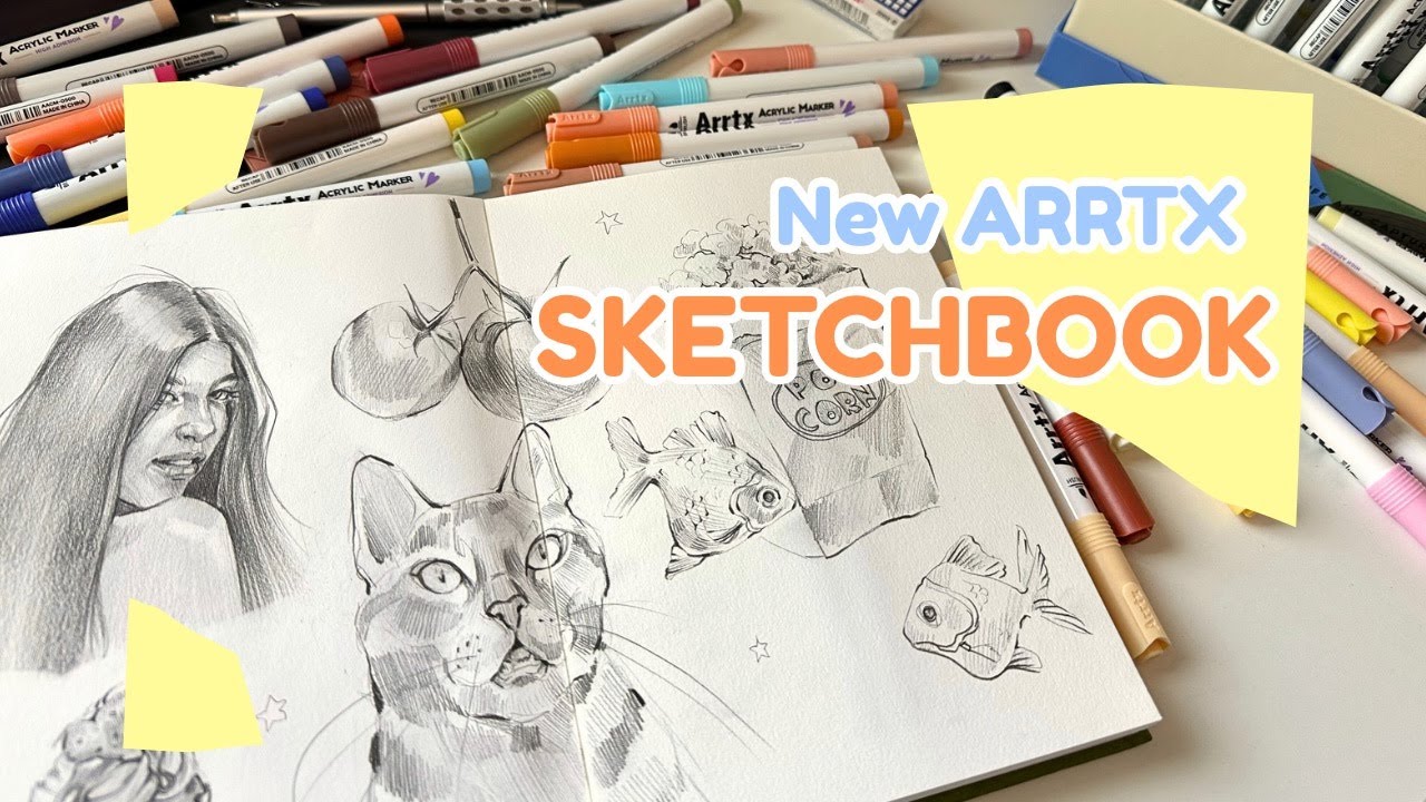Start a New ARRTX Sketchbook With Me + Honest Review - YouTube