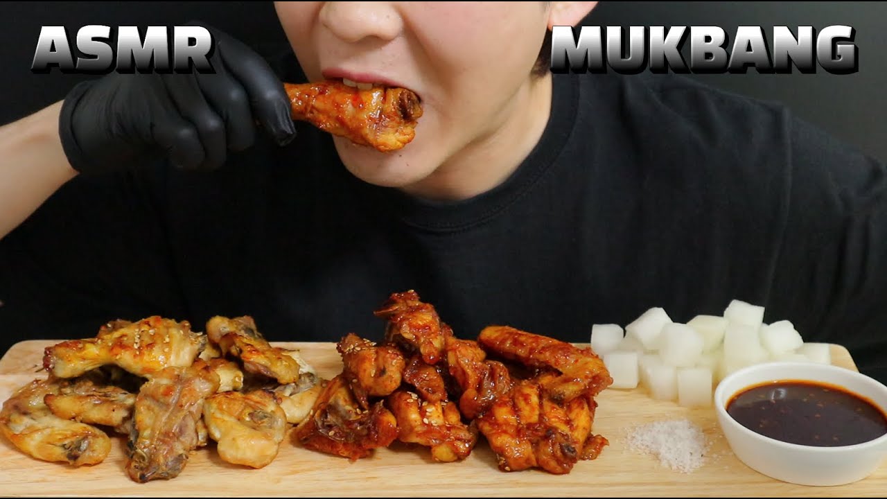 지코바 소금구이,양념구이 치킨,gcova chickenㅣASMRㅣMUKBANGㅣEATING SHOWㅣREAL SOUNDㅣ먹방ㅣ ...