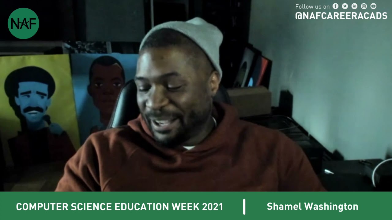 CSEdWeek: CS in the Arts with Shamel Washington - YouTube