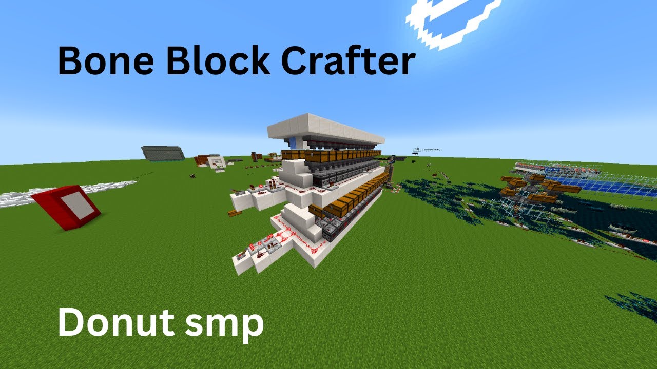 How to make a Bone Block farm for the donut smp - YouTube