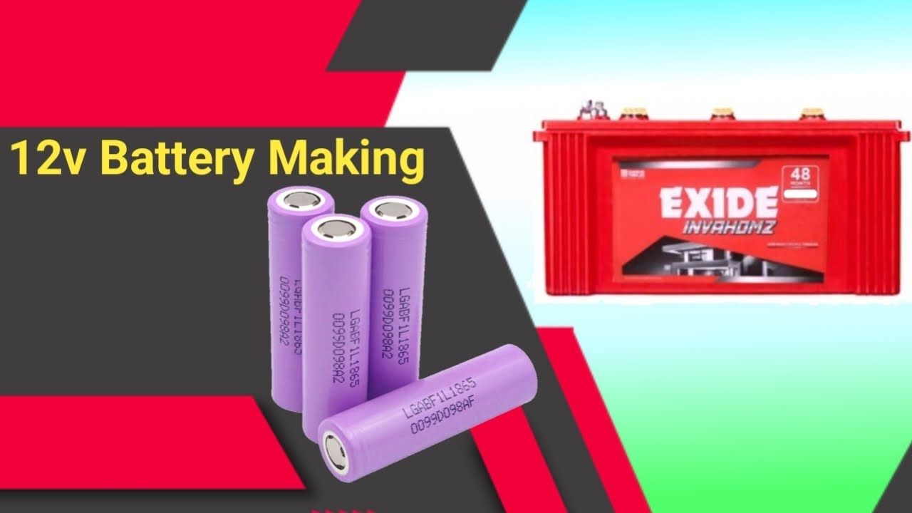 12 v battery making||How to make 12 v Lithium ion battery making||Mr ...