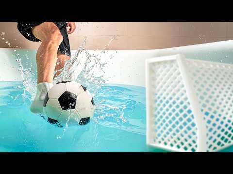 I played football on WATER!