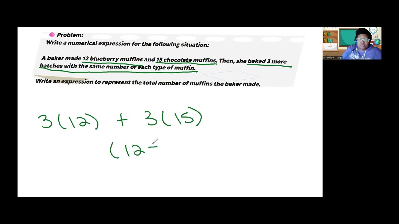 Fifth Grade Math: Write simple expressions that record calculations ...