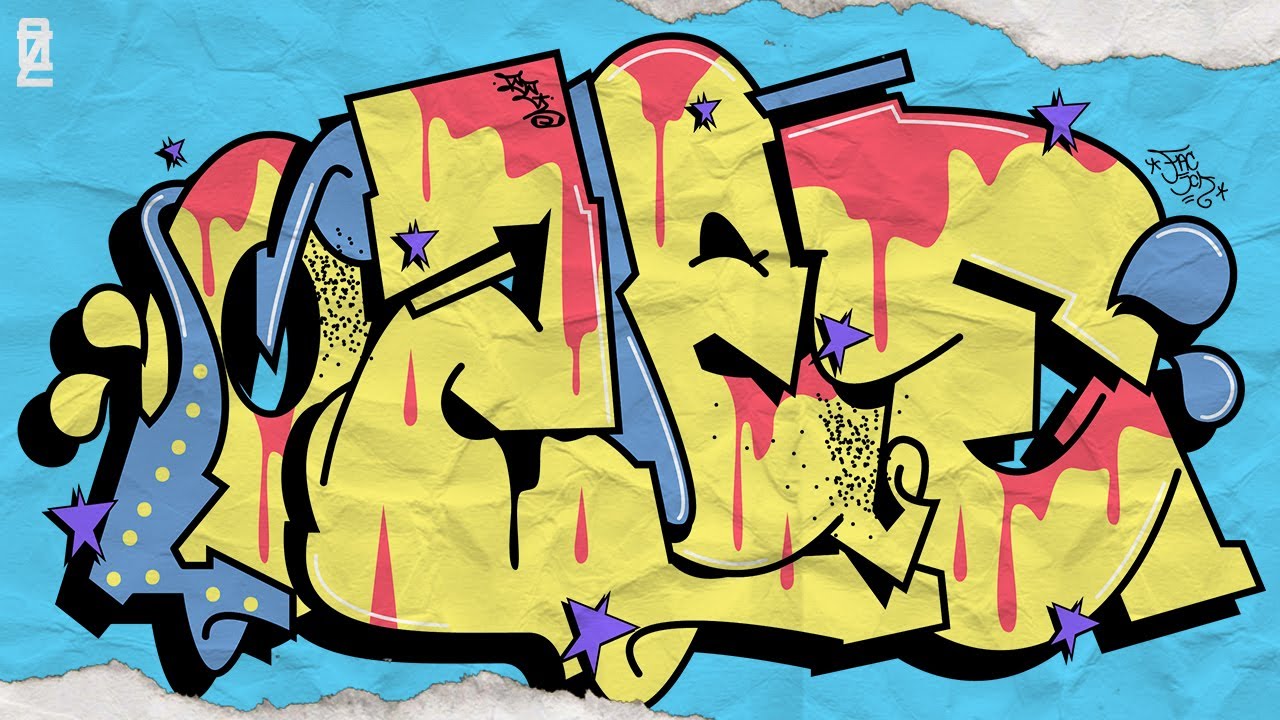 DIGITAL GRAFFITI WITH ADOBE ILLUSTRATOR | OZEEFROZ - YouTube