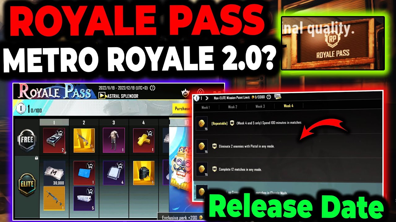 NEW ROYALE PASS IN METRO ROYALE 2.0 | Release Date Chapter 12 Metro ...
