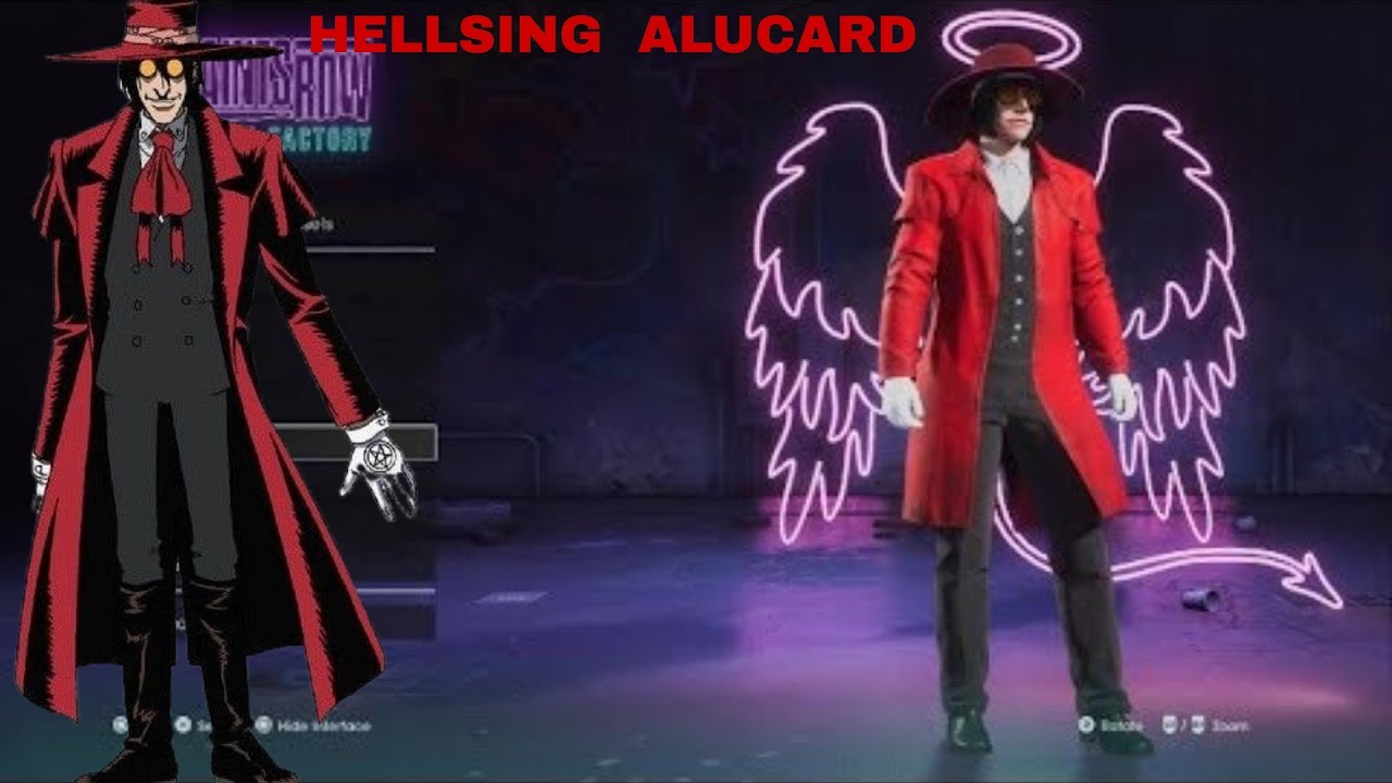 Saints Row Boss Factory_alucard hellsing - YouTube