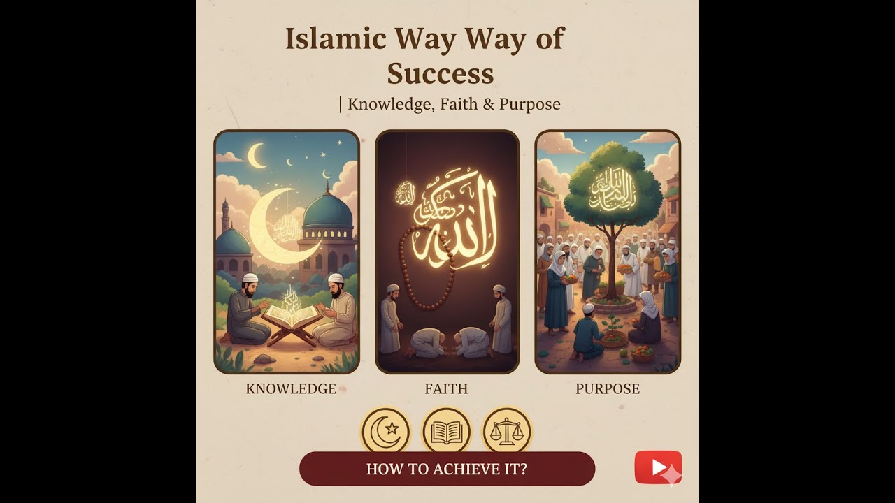 Islamic Way of Success | Knowledge, Faith & Purpose - YouTube
