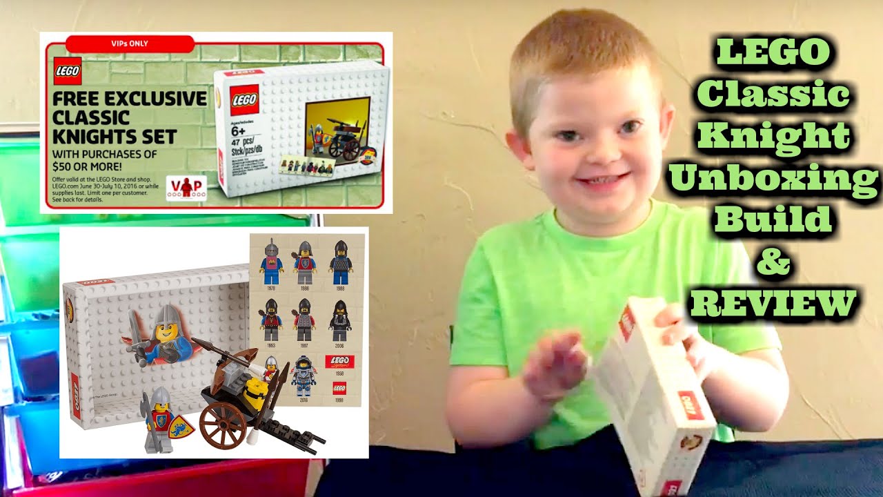 Lego Exclusive Classic Knight Set Build & Review SET #5004419 - YouTube