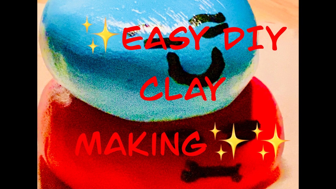 Easy DIY clay making step by step 👌🏼 - YouTube